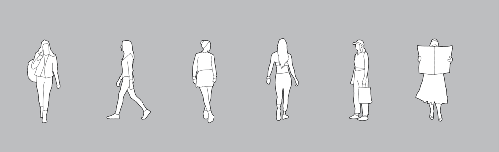Women – Casual | 1:50 Entourage A (DWG + AI)