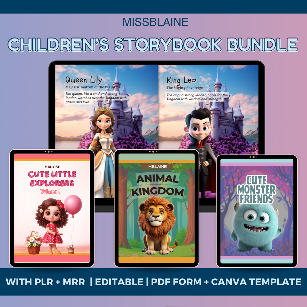 MISSBLAINE CHILDREN'S STORYBOOK BUNDLE