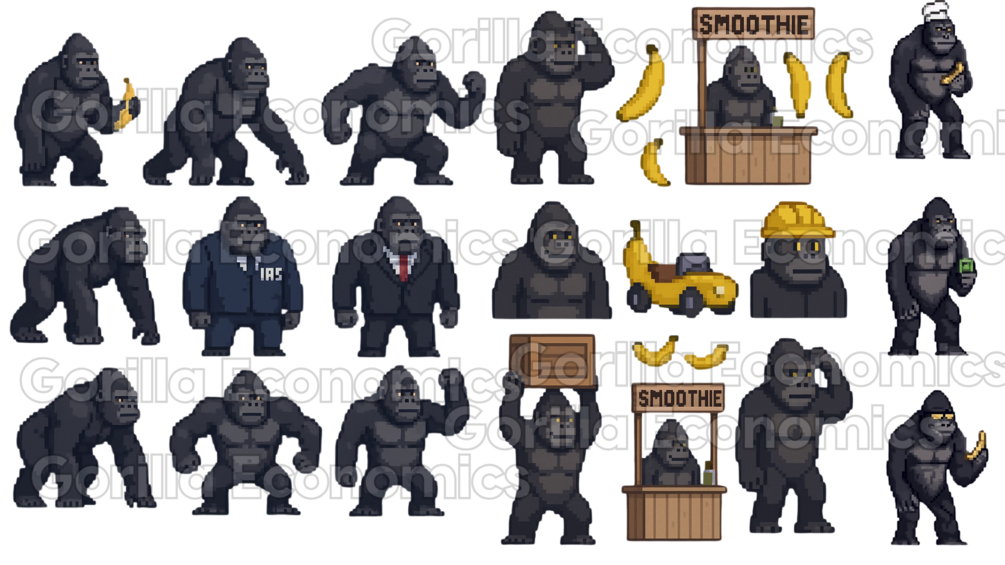 {25+ High Quality} Gorilla Assets