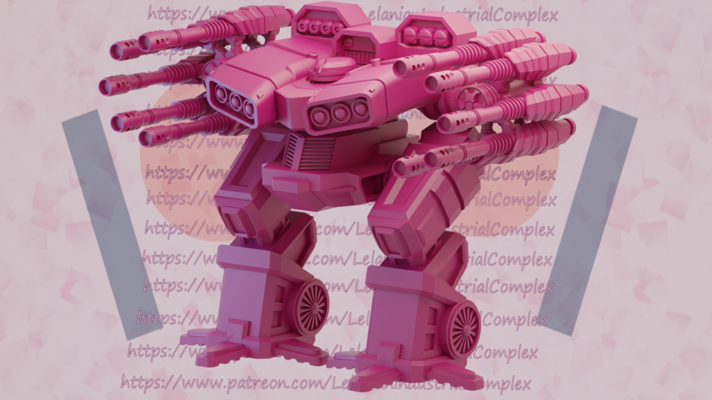 MANY AUTOCANNON ASSAULT MECH