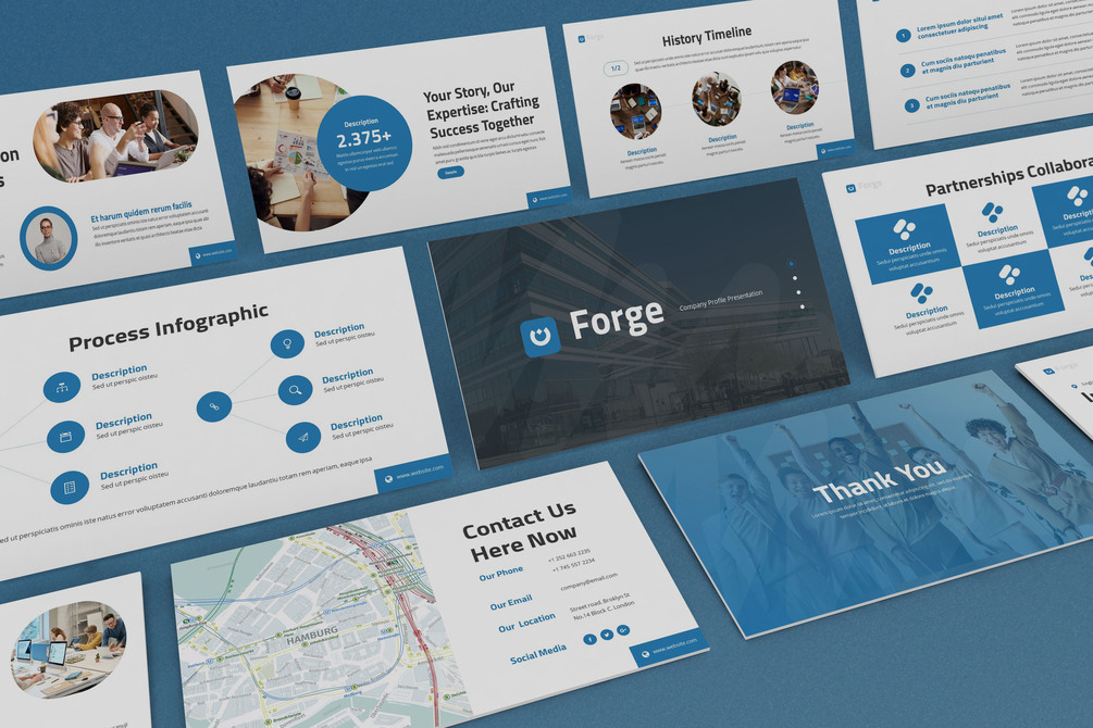 Forge - Free Agency Company Powerpoint Template