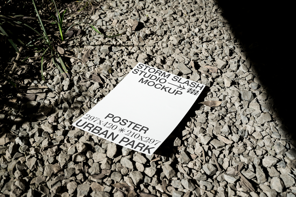 URBAN PARK POSTER MOCKUP - By Storm Slash Studio