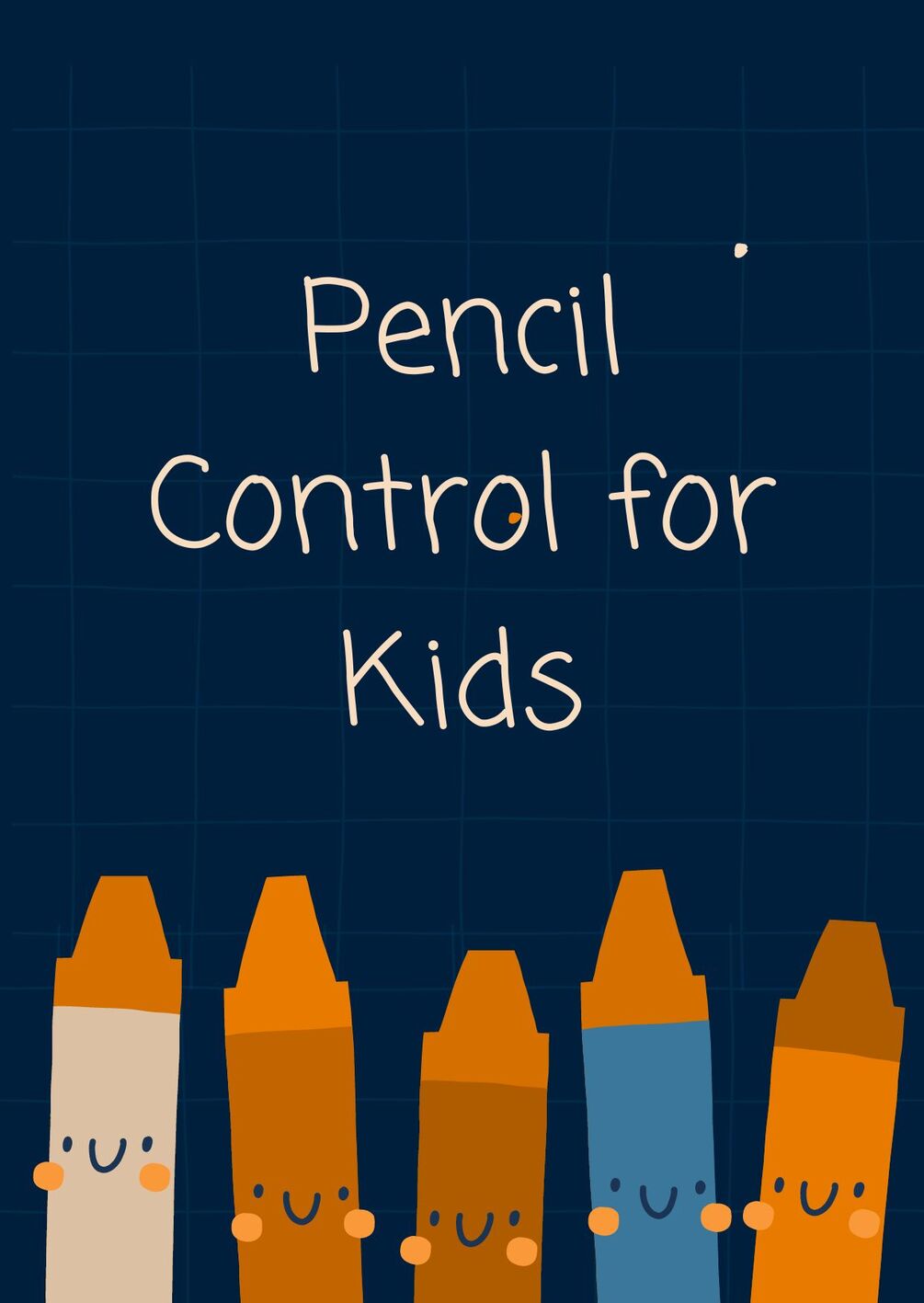 Pencil Control for Kids- E-book