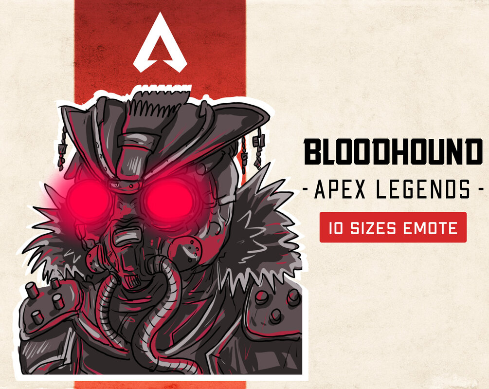 Bloodhound Apex Emote for Streamer/Twitch Emotes/Discord Emotes/Apex ...