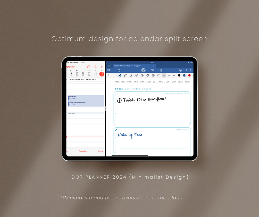 Dot Planner 2024 (Minimalist Design)