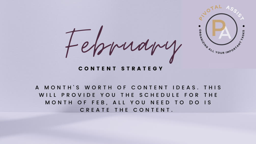 February Content Strategy