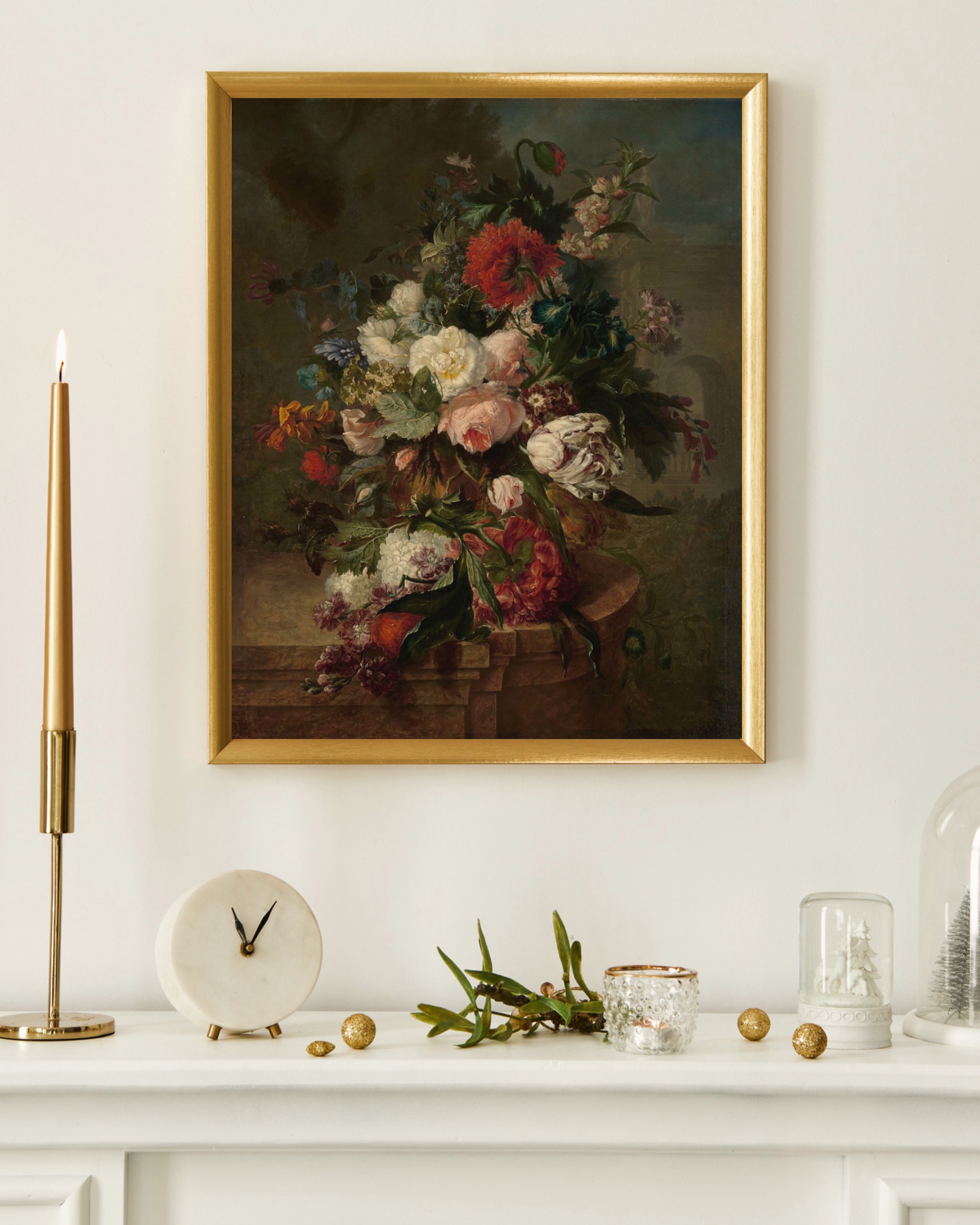 Classic Flowers in a Serene Setting
