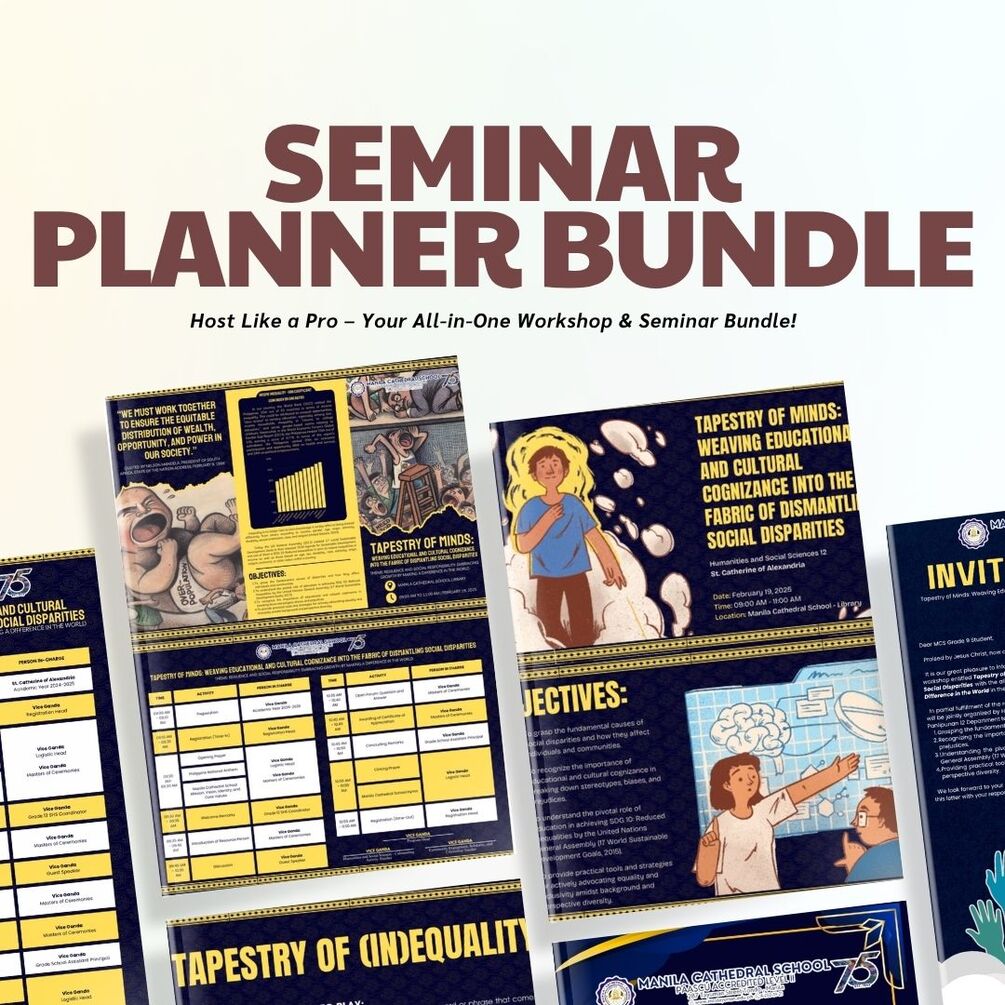 Seminar Planner Templates For Speakers Bundle