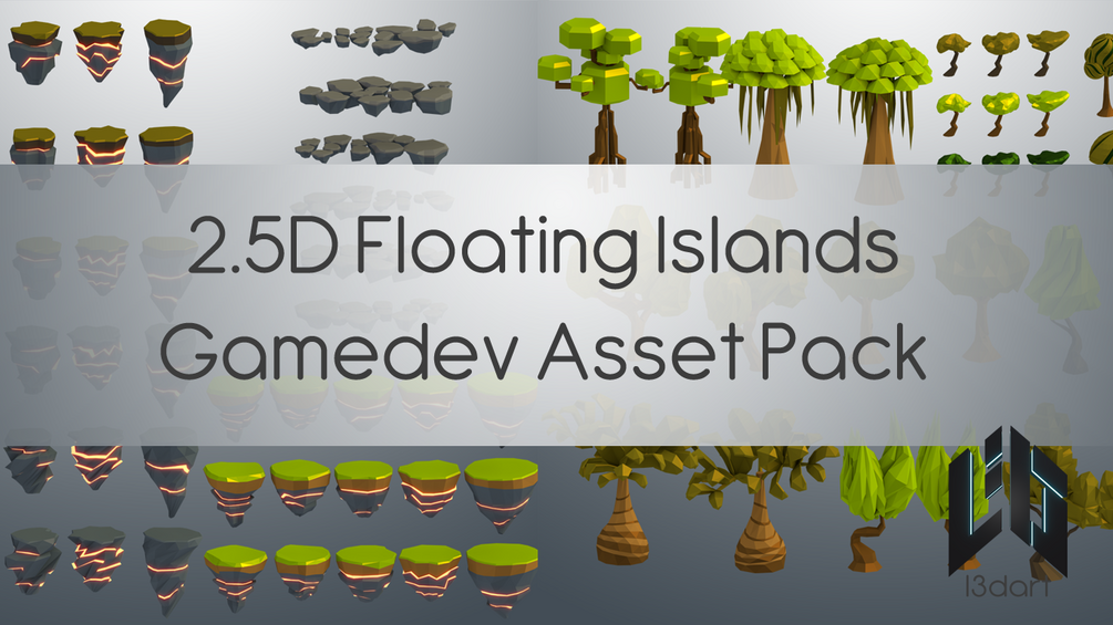 Floating Islands 2.5D Pack