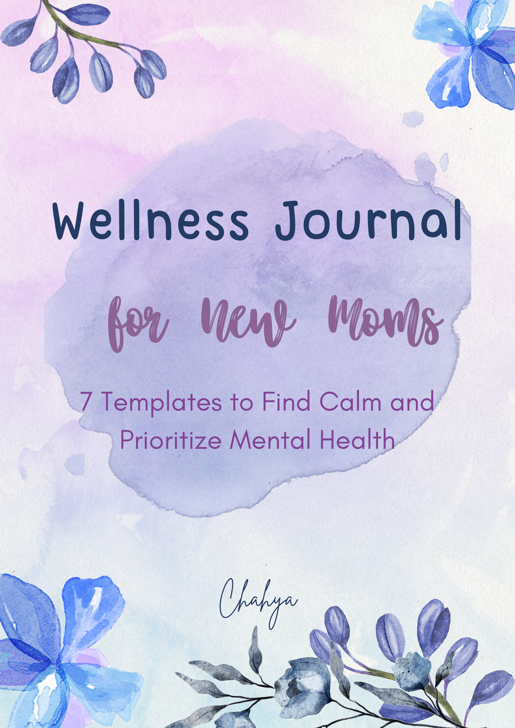 Wellness Journal for New Moms - 7 Templates to Find Calm and Prioritize ...