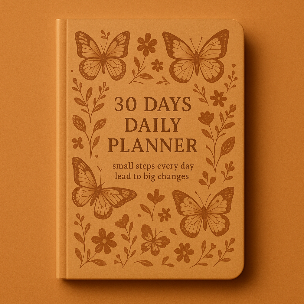 30 days daily planner
