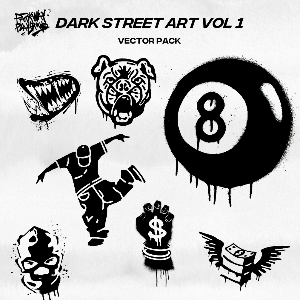 Dark Street Art Vol. 1 (Vector Pack)