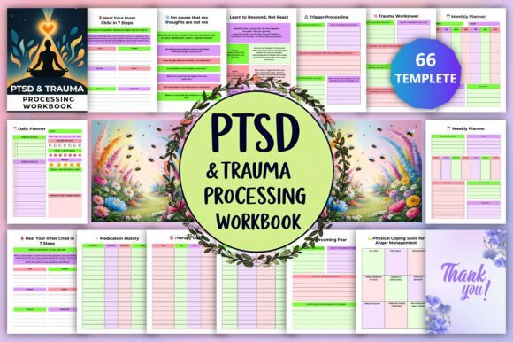 🧠 Heal Within: A Guided PTSD & Trauma Processing Workbook