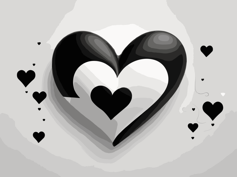 8 heart designs for you made by me, png and vectorizied