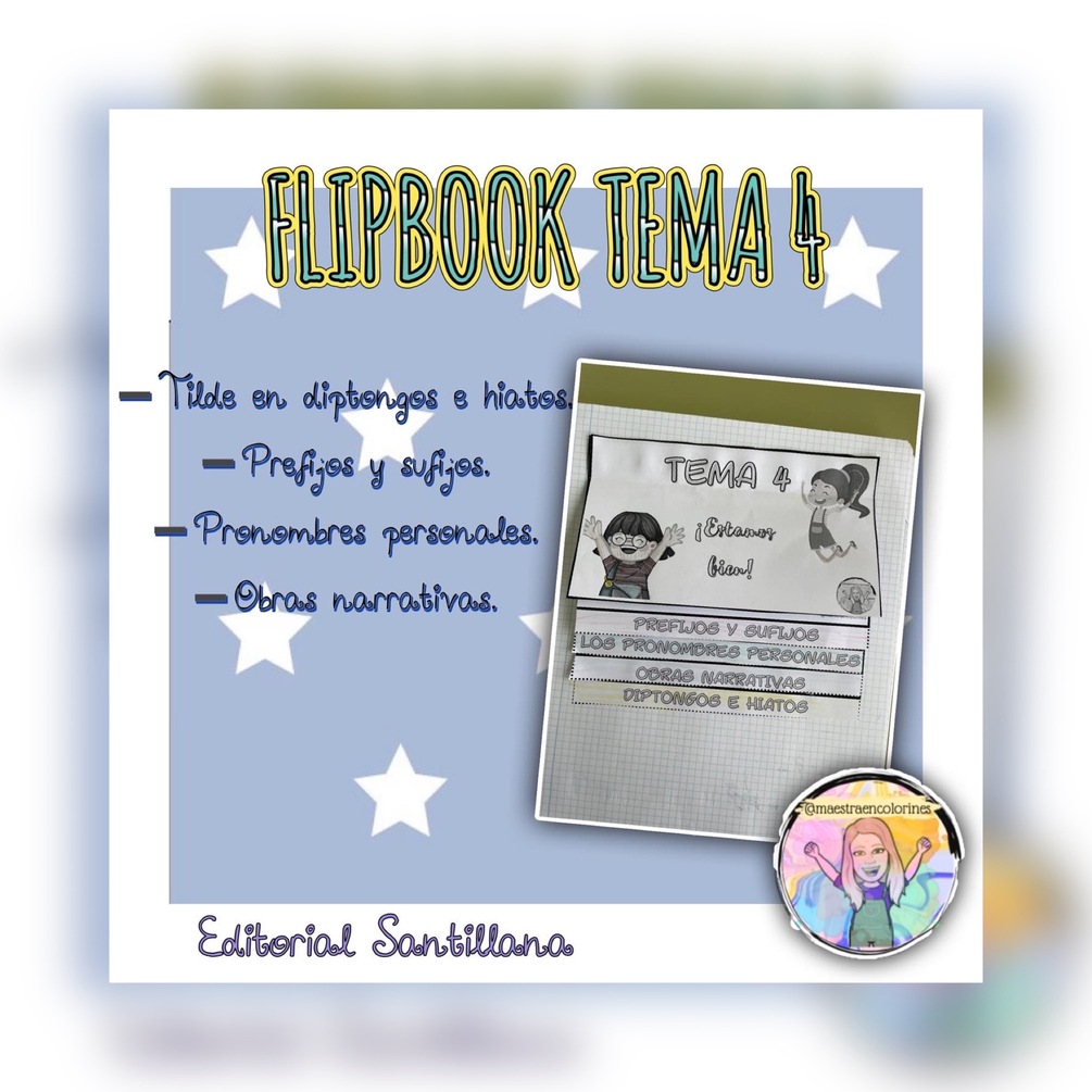 Flipbook tema 4 lengua ED. Santillana