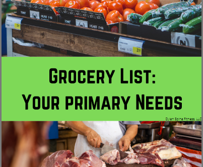 Primary Needs Grocery List