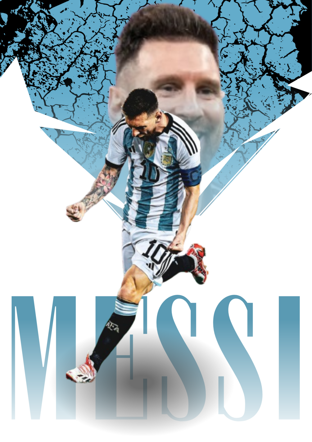 Messi digital art