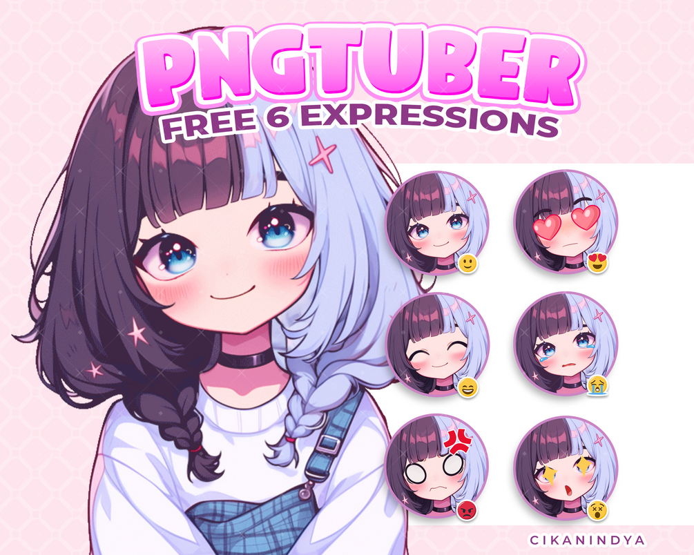 PNG Tuber | Stand Out on Stream with a Unique PNG Tuber Girl ...