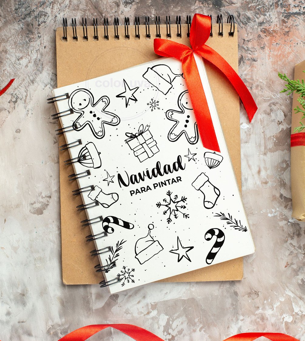 NAVIDAD para Pintar - Cuaderno PDF Imprimible