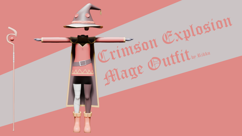 Crimson Explosion Mage Outfit