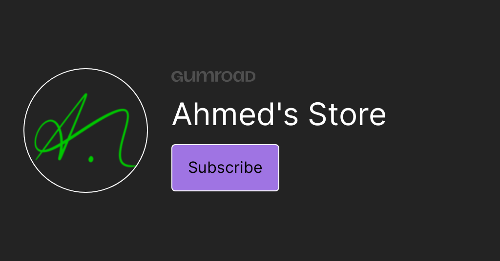 Ahmed's Store