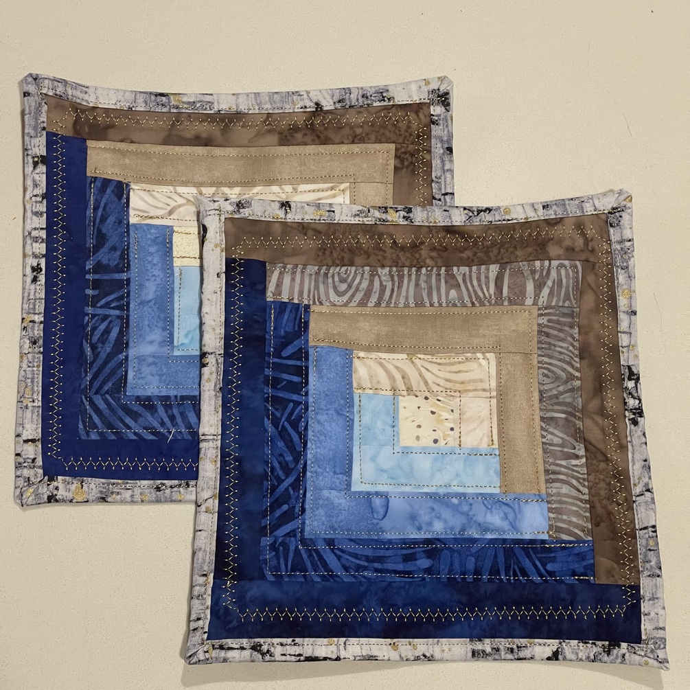 Quilt Block Mug Rug Set