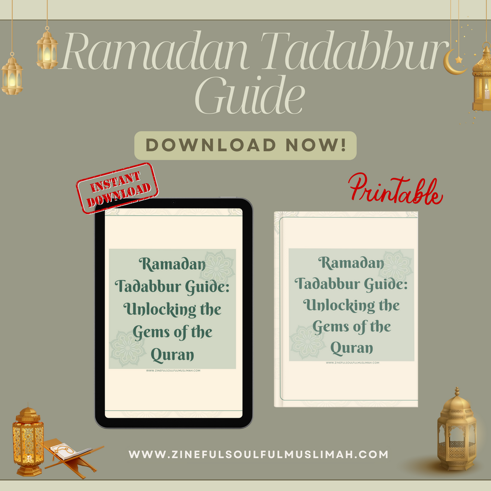 Ramadan Tadabbur Guide – Unlock the Gems of the Quran (Digital Download ...