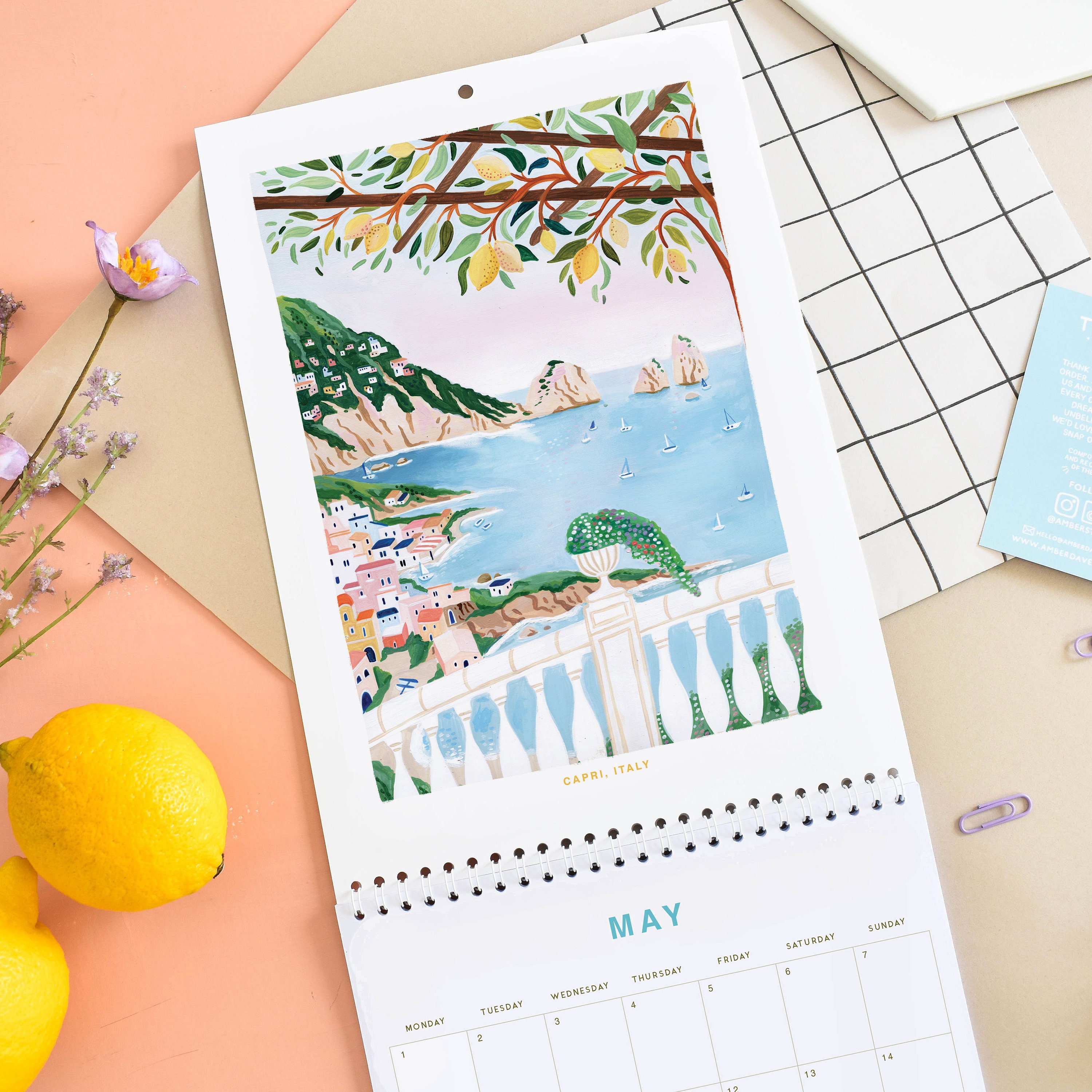 Calendar, 2023 Travel Calendar, Monthly Calendar, Travel wall Calendar ...