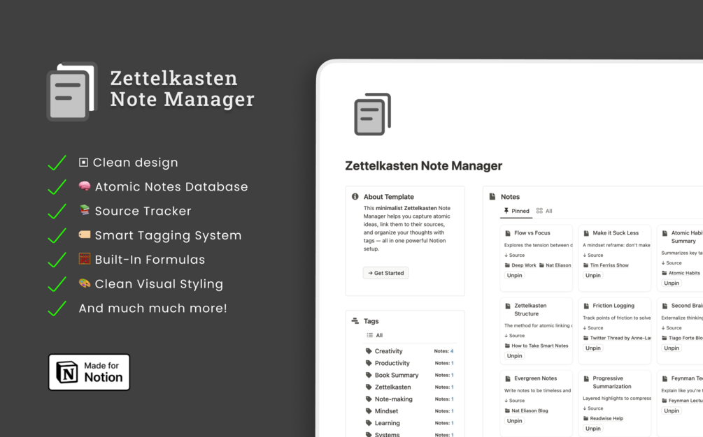 Zettelkasten Note Manager