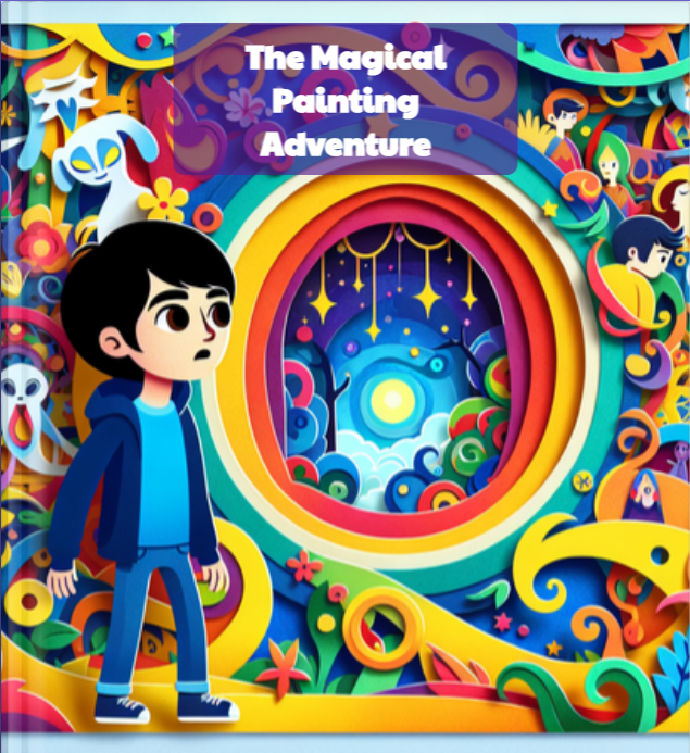 The Magical Painting Adventure- story for kids