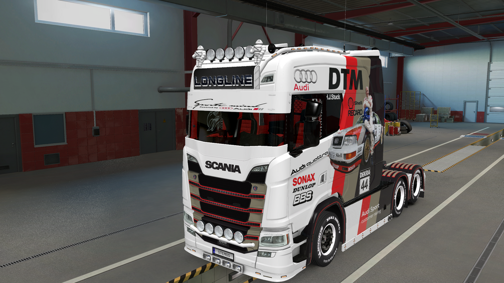 Scania S 2016 Longline & Racing Trailer Pack - DTM MEGA SKIN PACK
