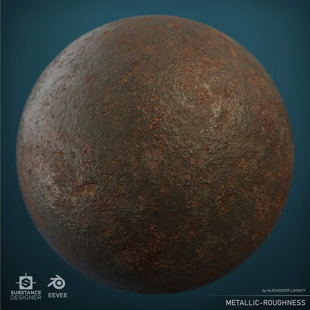 Rusted cast-iron seamless material