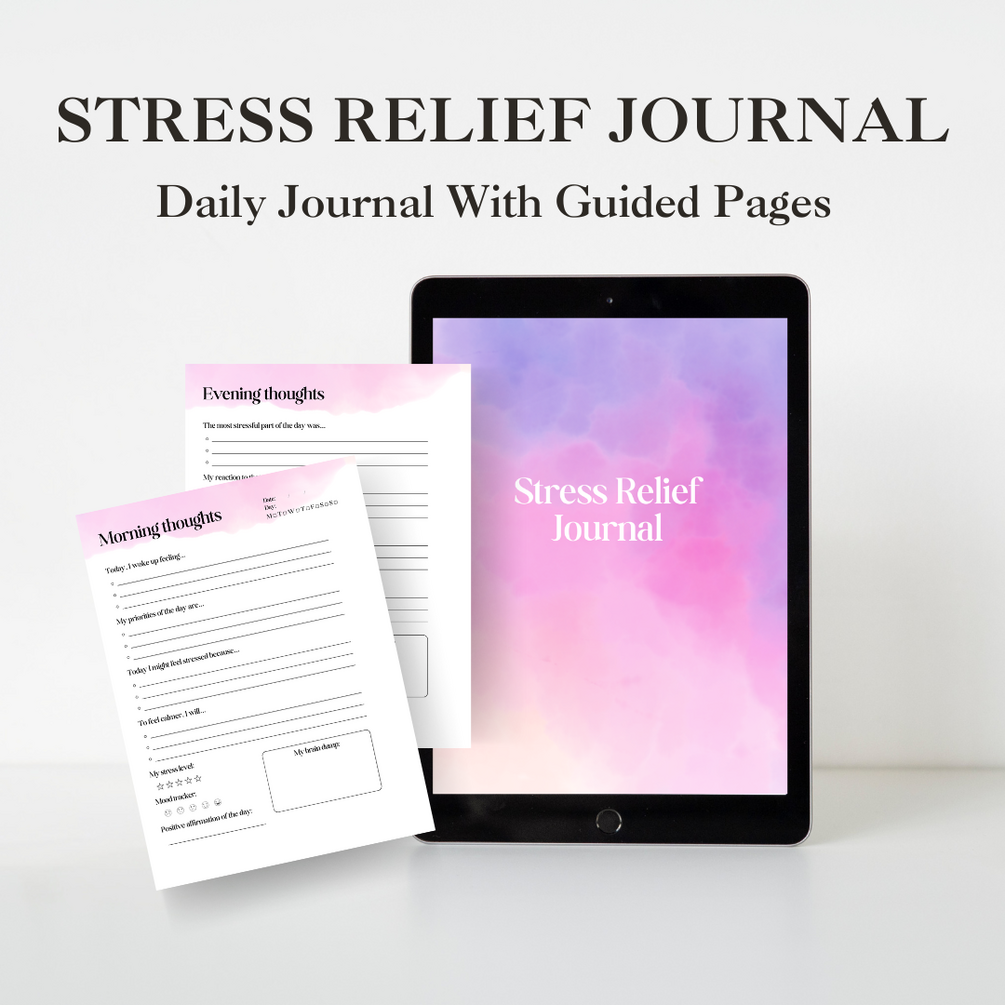 Stress Relief Journal - Pink