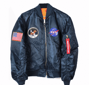 Premium men's NASA flight jacket