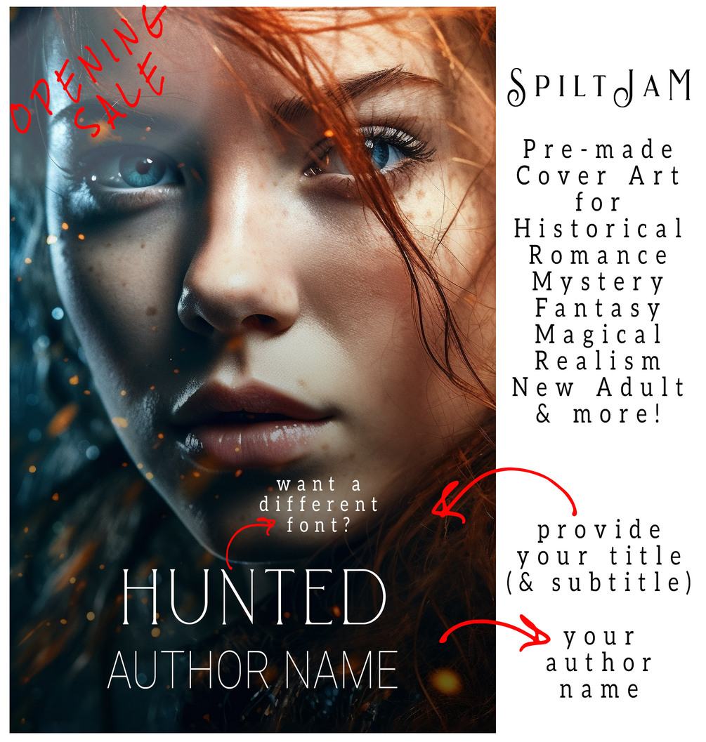 Hunted - Premade Cover Art Young Adult Dystopian Historical Romance ...