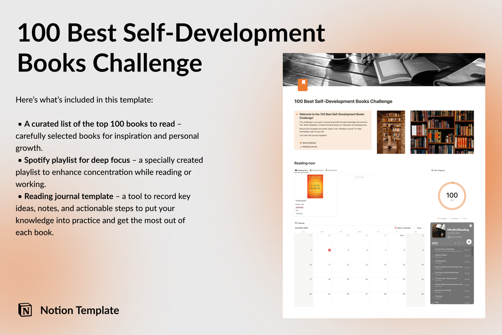 100 Best Self-Development Books Challenge
