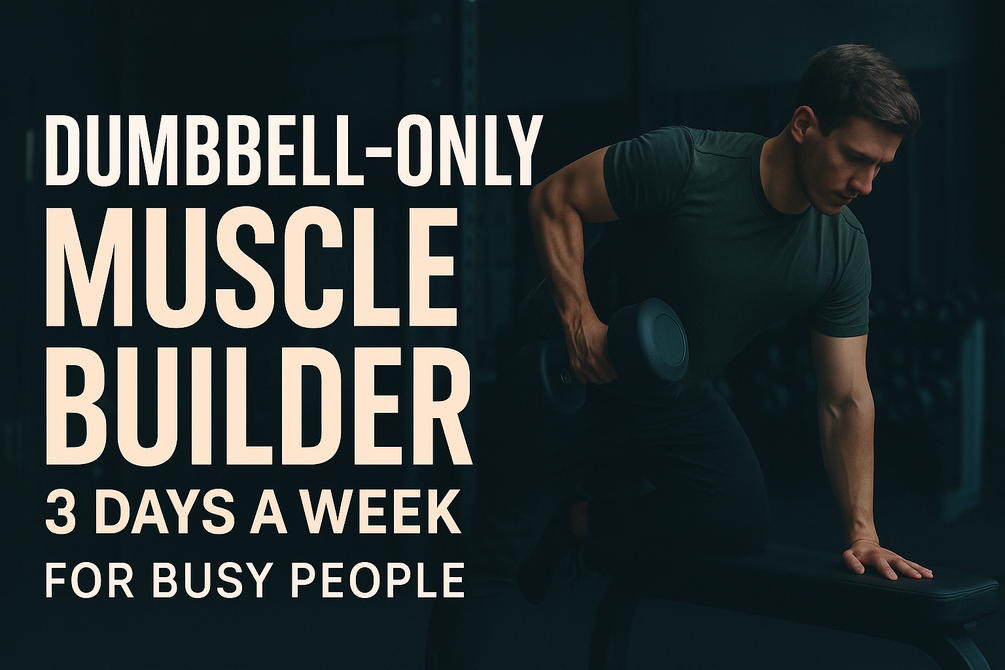 Dumbbell-Only Muscle Builder (3 days a week)