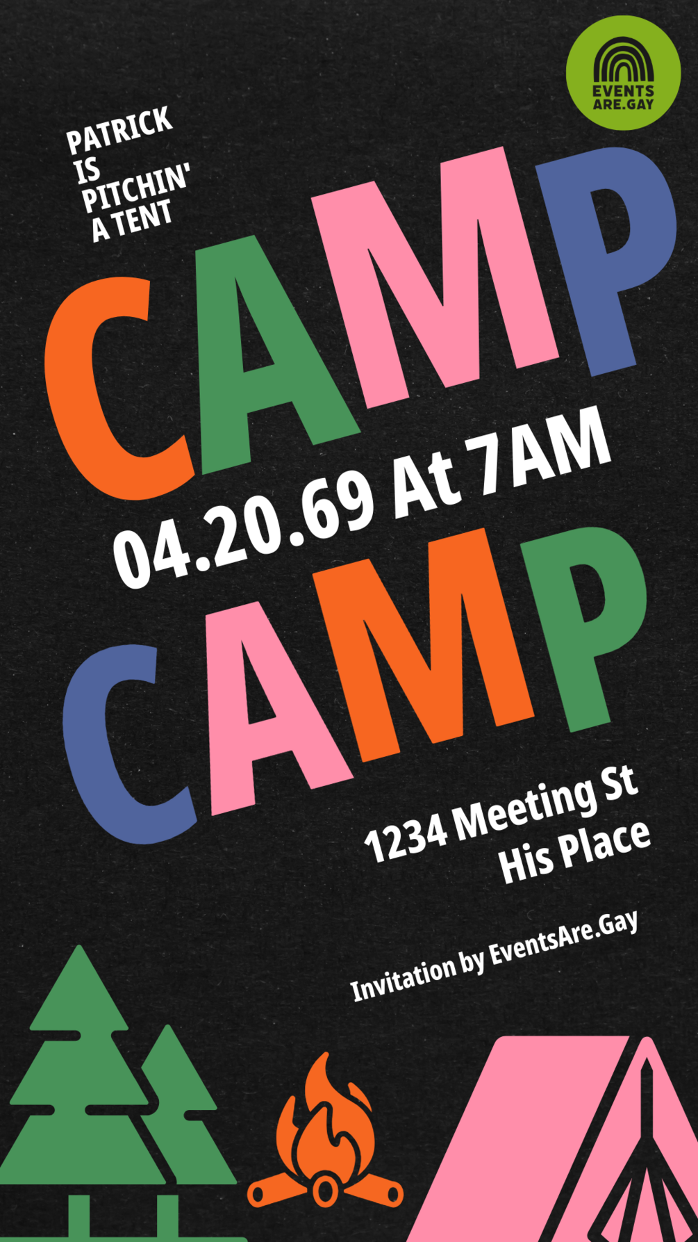 Camp Invitation