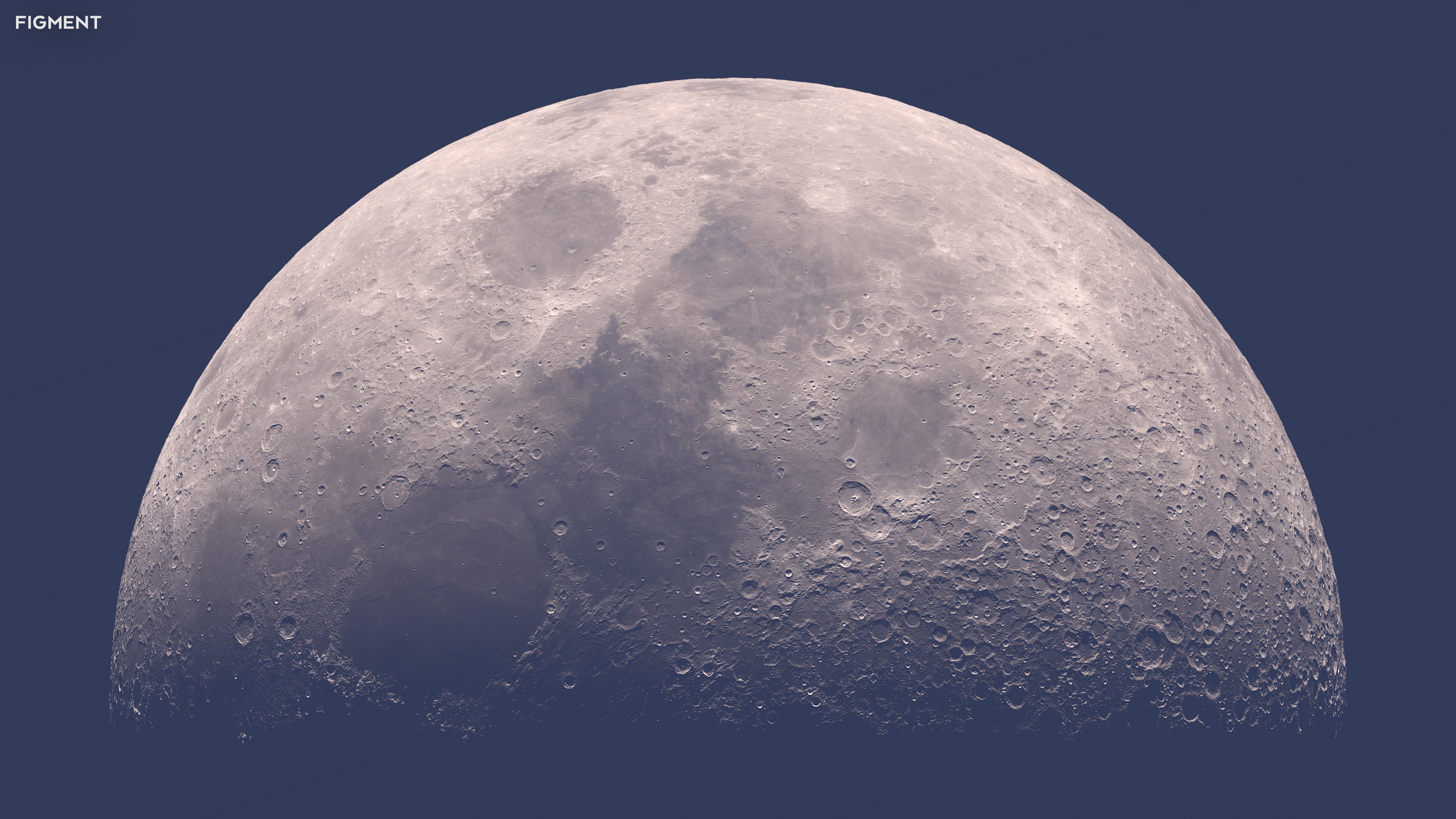 MOONPHASE: Photoreal Moon in 8K for Compositing in VFX + 3D - HenrikBC