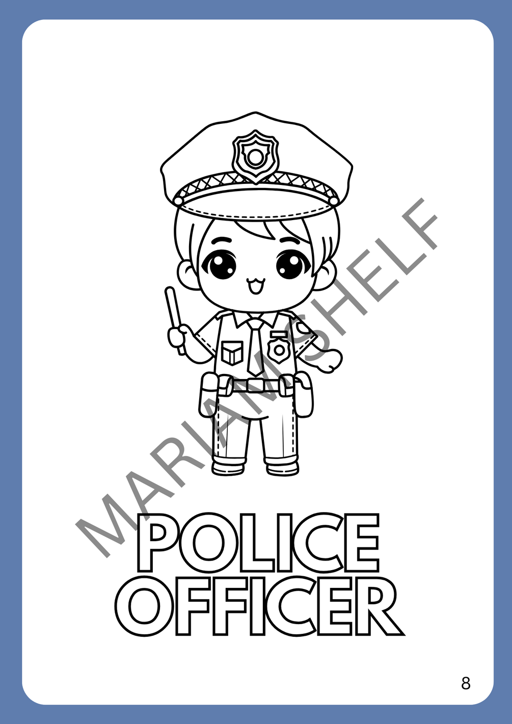 COLORING BOOK - 30 TYPES OF OCCUPATION