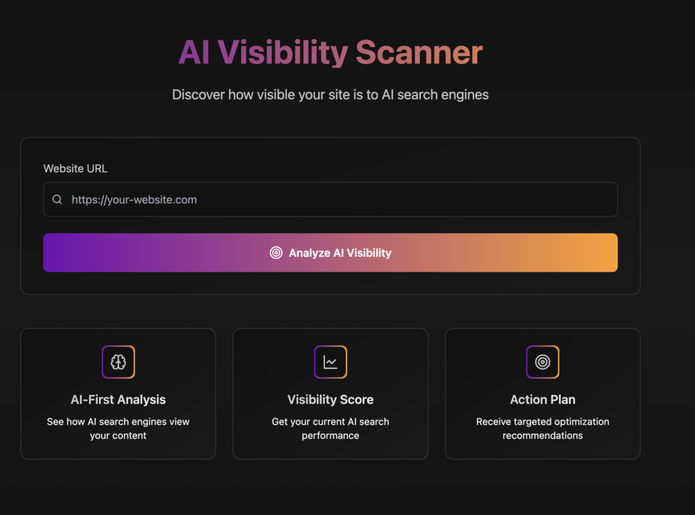 AI Visibility Scanner: See How Your Site Ranks in AI