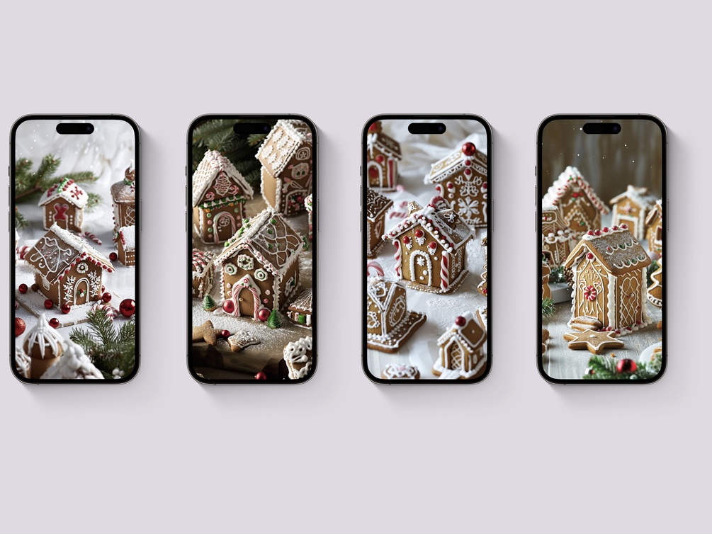 Gingerbread Gala Collection - A Festive Confection for Your Screen