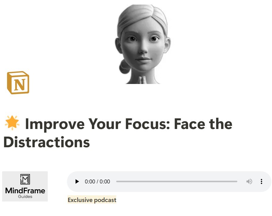 🌟 Improve Your Focus: Face the Distractions