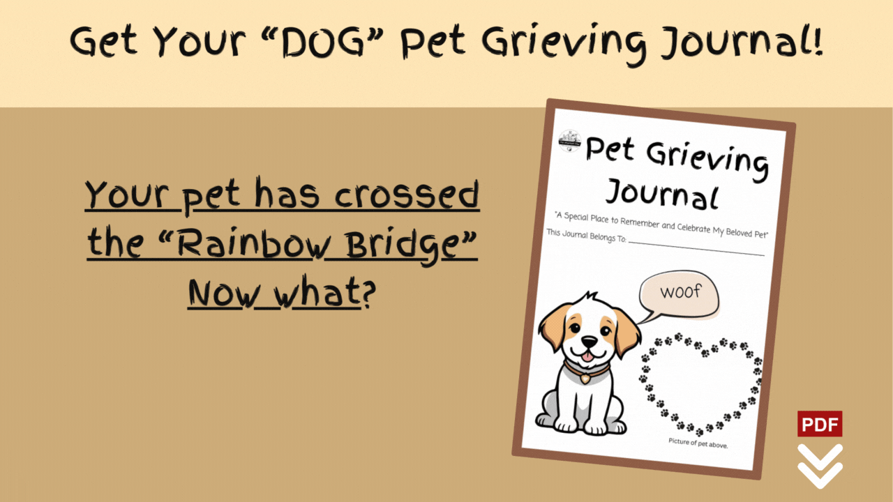 Pet Grieving JOURNAL for DOGS