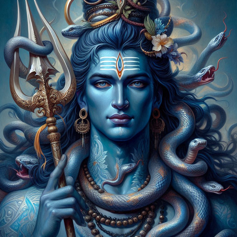 "Divine Vibes: Unique 4K Lord Shiva Posters – Instant Download"