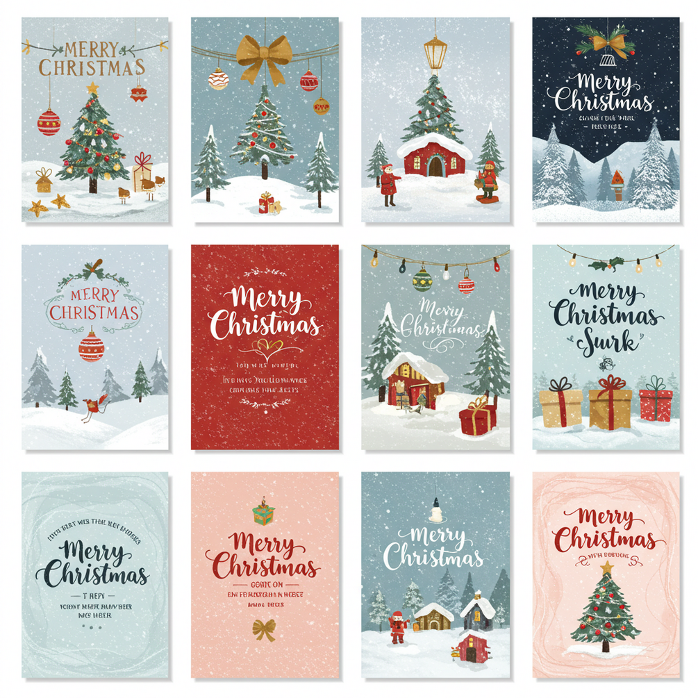 Personalized Christmas Greeting Cards – Share the Joy of the Season! 🎄