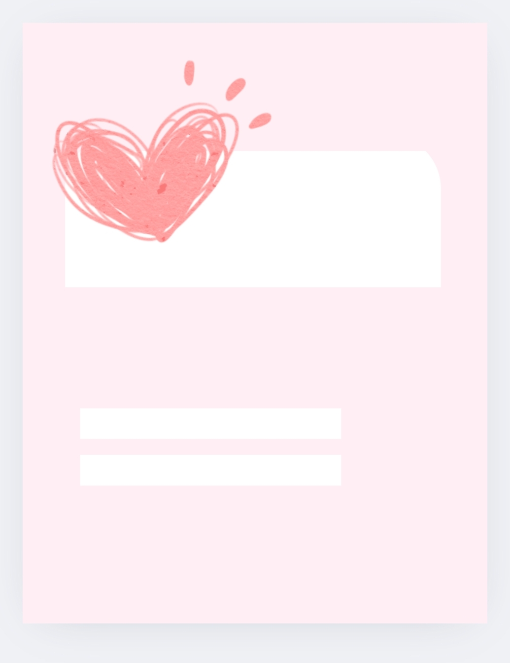 Heart Notebook Cover