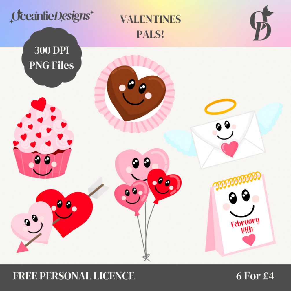 Valentines Pals Clipart