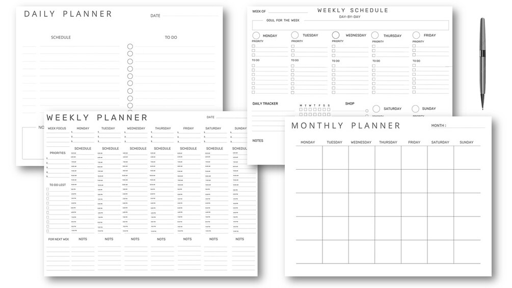 Success Plan: Monthly, Weekly, and Daily Planner to Achieve Your Goal