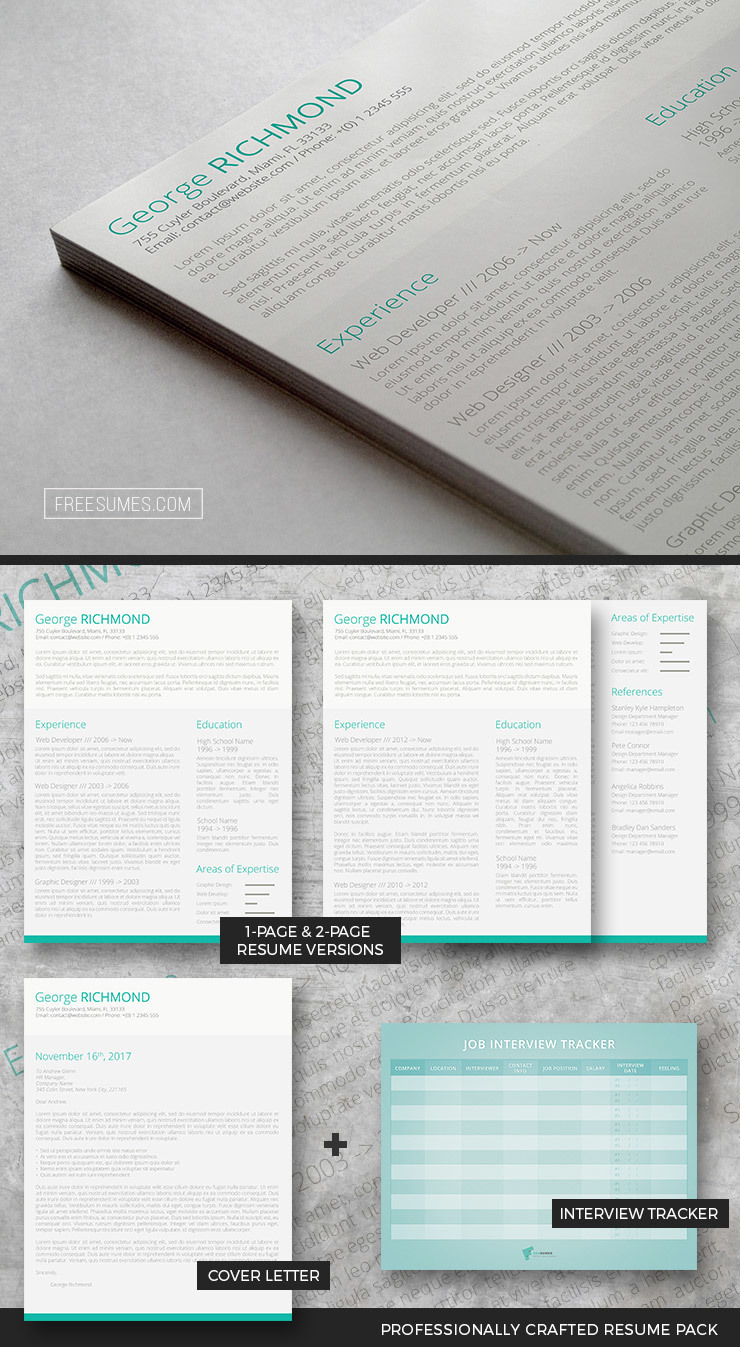 A Drop Of Green Complete Resume Pack